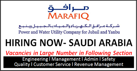Jobs at Marafiq-Saudi Arabia - Techionix